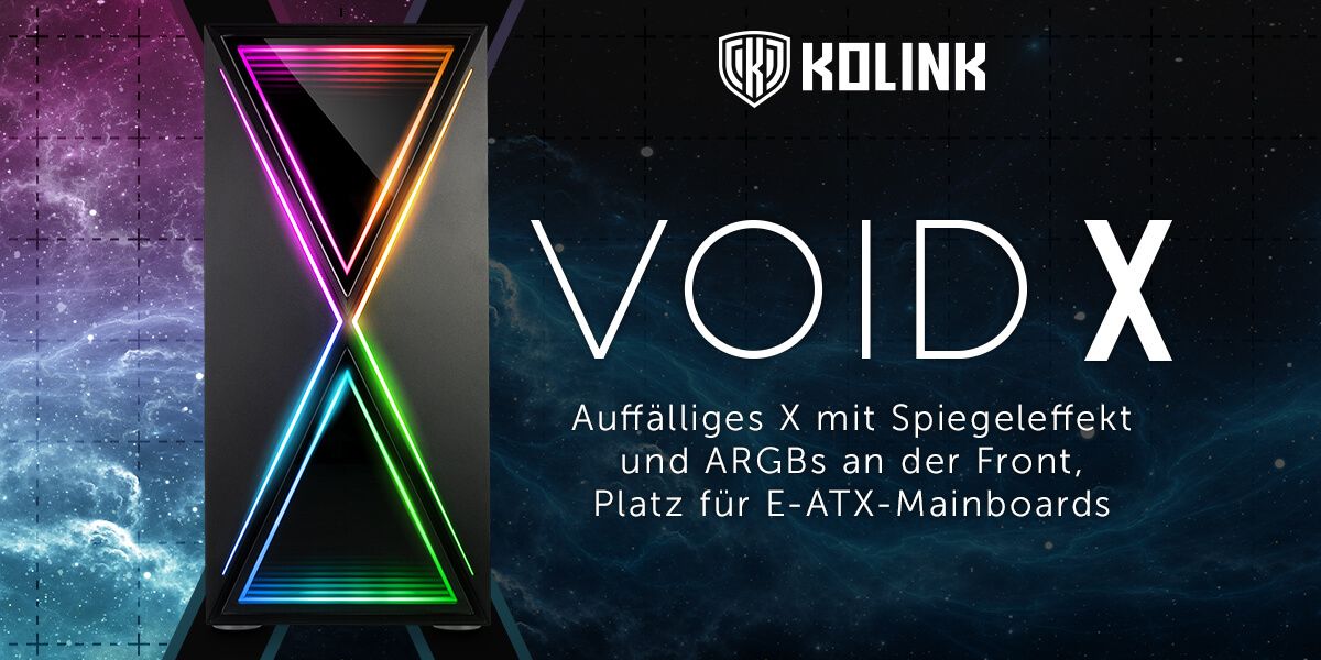 Kolink Void X - Das stilsichere RGB-Gehäuse im Detail - MDE|Gaming